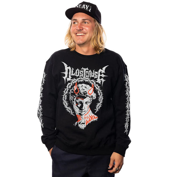 A Lost Cause Statue V2 Crew - Black | Pavement - Pavement NZ