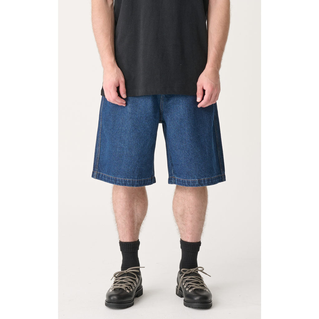 Xlarge Burst Bull Denim 91 Short - Raw Indigo | Pavement - Pavement NZ