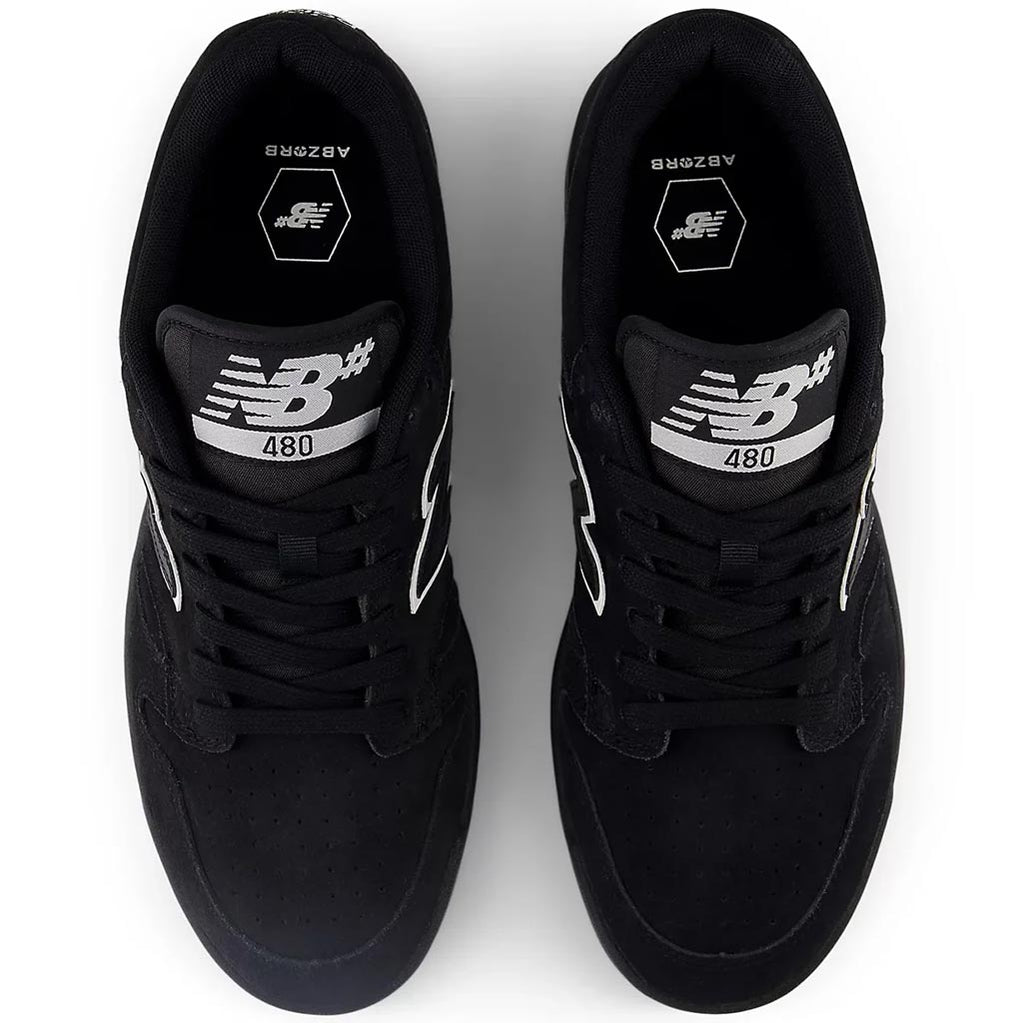 NEW BALANCE NUMERIC 480 - BLACK/WHITE - Pavement NZ